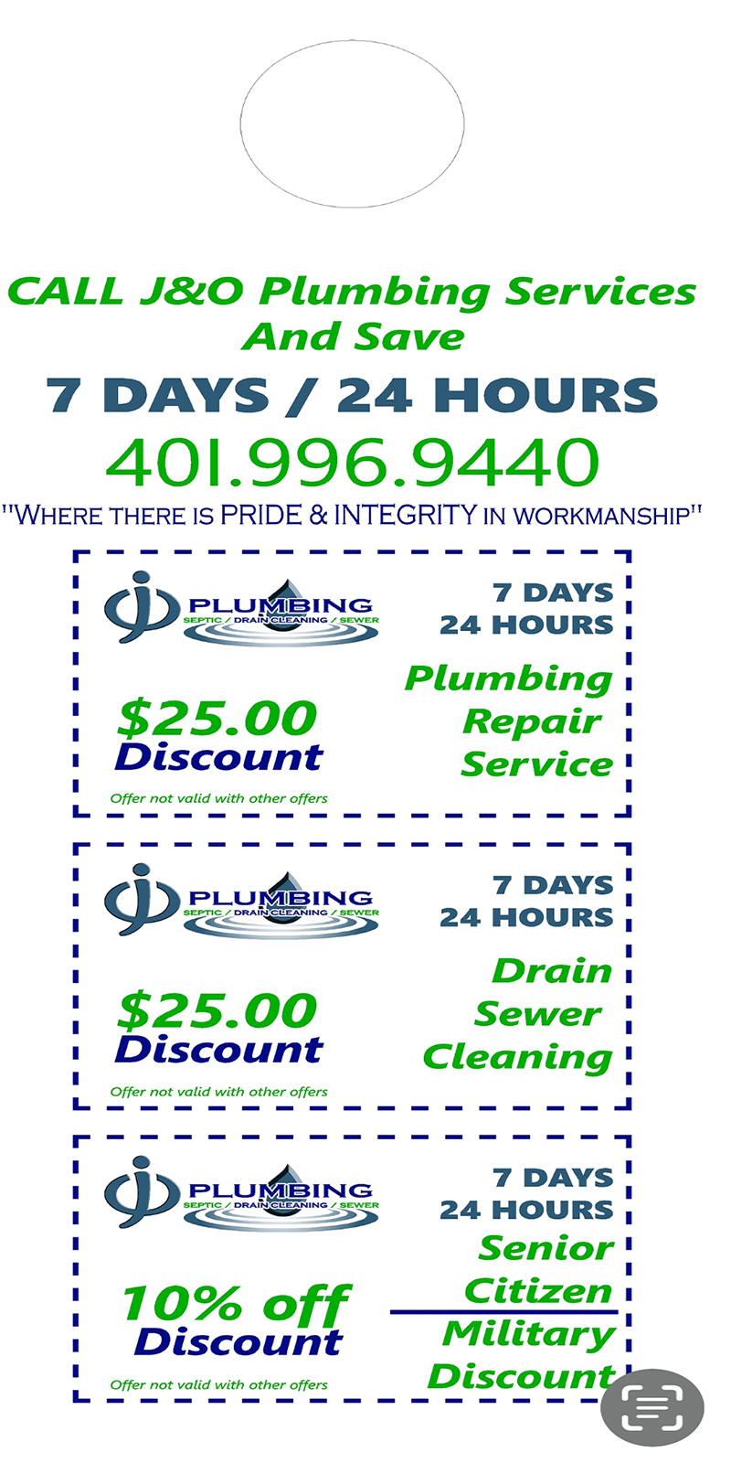 Save with Plumbing Coupons & Deals | J&O Plumbing